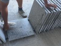 China Viscount White Vein Light Grey Grey Granite Bathroom Tiles For Swimming Poor for sale
