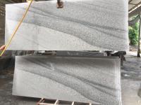 China Viscount White Vein Light Grey Grey Granite Bathroom Tiles For Swimming Poor for sale