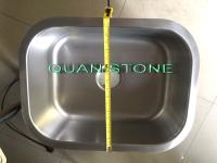 China Silver Stainless Steel Wash Basin , Simple Sink Fit Toilet And Kitchen for sale