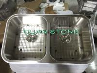China Silver Stainless Steel Wash Basin , Simple Sink Fit Toilet And Kitchen for sale