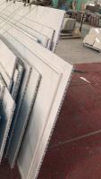 China Honeycomb Composite Polished Marble Floor Tiles / White Marble Shower Tile for sale