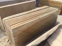 China Arenisca Beige Material Yellow Natural Stone Beige Cut Sawn And Honed Sandstone for sale
