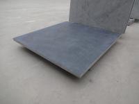 China Custom Finished Natural Stone Slabs Grey Slate Paving Slabs Limestone Grey Material for sale