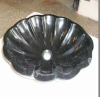 China Bathroom Elegant Marble Sink / Natural Stone Basin For Indoor Decoration for sale