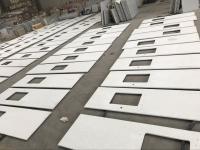 China White Black Beige Color Bathroom Vanity Countertops , Granite And Quartz Countertops for sale