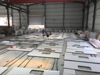 China White Black Beige Color Bathroom Vanity Countertops , Granite And Quartz Countertops for sale
