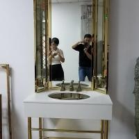 China White Black Beige Color Bathroom Vanity Countertops , Granite And Quartz Countertops for sale