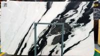 China Panda White Natural Marble Tile For Flooring Layout , Book Matched Marble Stone Tile for sale