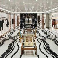 China Panda White Natural Marble Tile For Flooring Layout , Book Matched Marble Stone Tile for sale