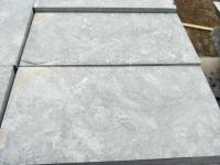 China Durable Unpolished Swimming Pool Coping Stones Blue Limestone Tiles And Slab for sale