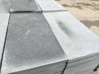 China Durable Unpolished Swimming Pool Coping Stones Blue Limestone Tiles And Slab for sale