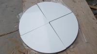 China Pure White Marble Soap Dish , Marble Soap Holder For Bathroom Shower Panels for sale