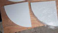 China Pure White Marble Soap Dish , Marble Soap Holder For Bathroom Shower Panels for sale