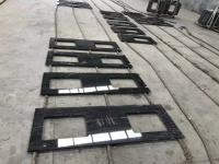 China High Strength Jet Black Solid Granite Worktops For Residental Appartment for sale
