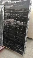 China Negro Marquina Black Marble Slab And Tiles Bathroom Vanitytops For Residential Apartment for sale