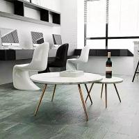 China Simple Marble Stone Countertops Round Square Dining Table Tops For Hospitality Furniture for sale
