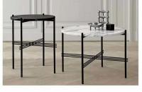 China White Marble Stone Countertops Modern Center Coffee Table Tops For Living Room for sale