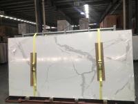 China Calacatta Ultra Thin 3200mm×1500mm Large Slab Porcelain Tiles for sale