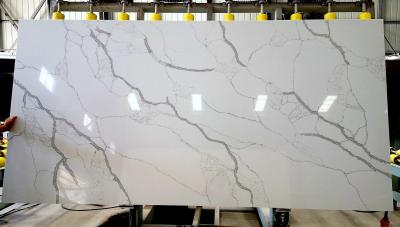 China Rectangular 7% Resin Quartz Stone Countertops For Bathroom for sale