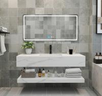 China Polished Crystallized Quartz Stone Integrated Wash Basin for sale