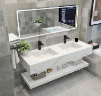 China Calacatta Design Engineering Quartz Stone Wash Basin for sale