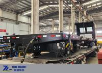 China 25 Ton Electric Rail Flat Car Self-Driven Railway Flat Wagon for sale