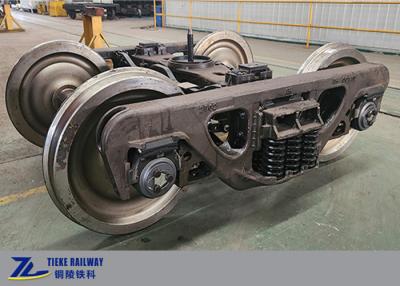 China 1520mm Broad Gauge Freight Wagon Bogie 23.5t Axle Load GOST Standard Cast Steel for sale