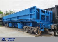 China KF85 Railway Side Dump Wagon 85t Load Pneumatic Tipping 1435mm for Ore Transport for sale