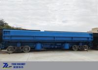 China KF85 Railway Side Dump Wagon 85t Load Pneumatic Tipping 1435mm for Ore Transport for sale