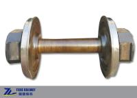 China Railway G Type Wheelset 840mm Train Wheel Axle Assembly For 120t Load Wagon for sale