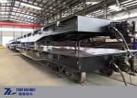 China 70t 4 Axle Container Flat Wagon Anti Collision For logistic mineral company for sale