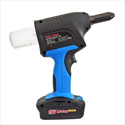 China Brushless Cordless Battery Rivet Gun 25mm Stroke Blind RIvets Setting Tool for sale