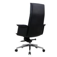 China PU Memory Foam Ergonomic Office Chair Foam Black Leather Swivel Chair High Density for sale