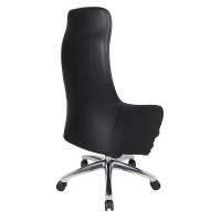 China 70mm Cylinder Swivel Leather Adjustable Height Office Chair SGS BIFMA for sale
