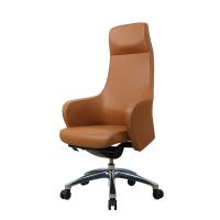 China High Density Ergonomic Executive Chair Moulde Foam PU Leather Office Chair for sale