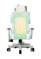 China Armrest Green Cream Ergonomic Gaming Chair Metal Frame BIFMA Office Chair for sale