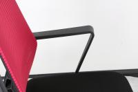 China Red Polyester Ergo Executive Mesh Office Chair Smooth Curve GF30 Armrest for sale