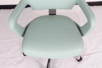 China Foam Mid Back Ergonomic Office Chair Executive Swivel Fixed Armrest for sale