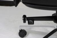 China 70mm Cylinder Swivel Leather Adjustable Height Office Chair SGS BIFMA for sale