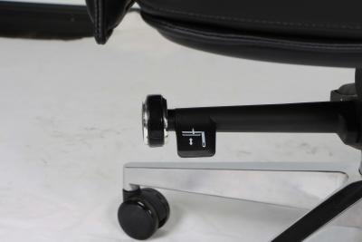 China 70mm Cylinder Swivel Leather Adjustable Height Office Chair SGS BIFMA for sale