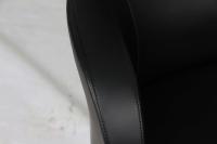 China Adjustable Ergonomic Office Leather Chair 60mm PU Caster SGS for sale
