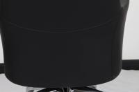 China Adjustable Ergonomic Office Leather Chair 60mm PU Caster SGS for sale