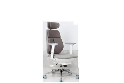China PA Castor Adjustable Lumbar Support Chair Gray ergonomic desk chair for sale