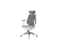 China Adaptive Spring Adjustment Ergonomic PC Chair Gray Double Airbag for sale