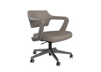 China 855mm Aluminium Base Executive Swivel Gas Lift Desk Chair ABS Back Frame PP for sale
