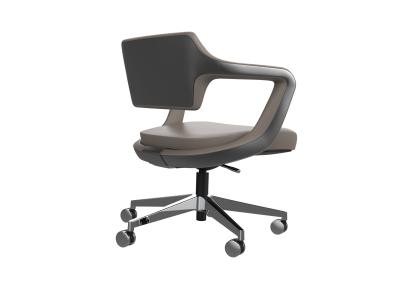 China Nylon Castor Gaslift Low Back Executive Chair Fixed Armrest BIFMA for sale