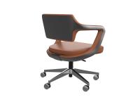 China Pink Cream Colour Ergonomic Office Chair With Metal Frame for sale