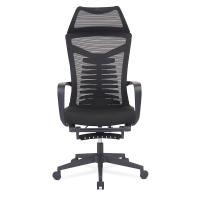 China 90MM Swivel Mesh Office Chair / Nylon Castor High Back Chair With Lumbar Support for sale