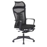 China 90MM Swivel Mesh Office Chair / Nylon Castor High Back Chair With Lumbar Support for sale