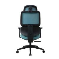 China Blue Ergonomic Desk Chair Revolving High Back Swivel Gaming Chair Adjustable for sale